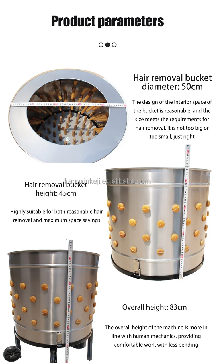 Efficient Chicken Plucker - Automatic Defeathering Machine