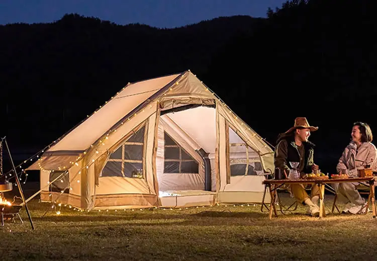 Best 4 Person Inflatable Camping Tent - Durable & Waterproof