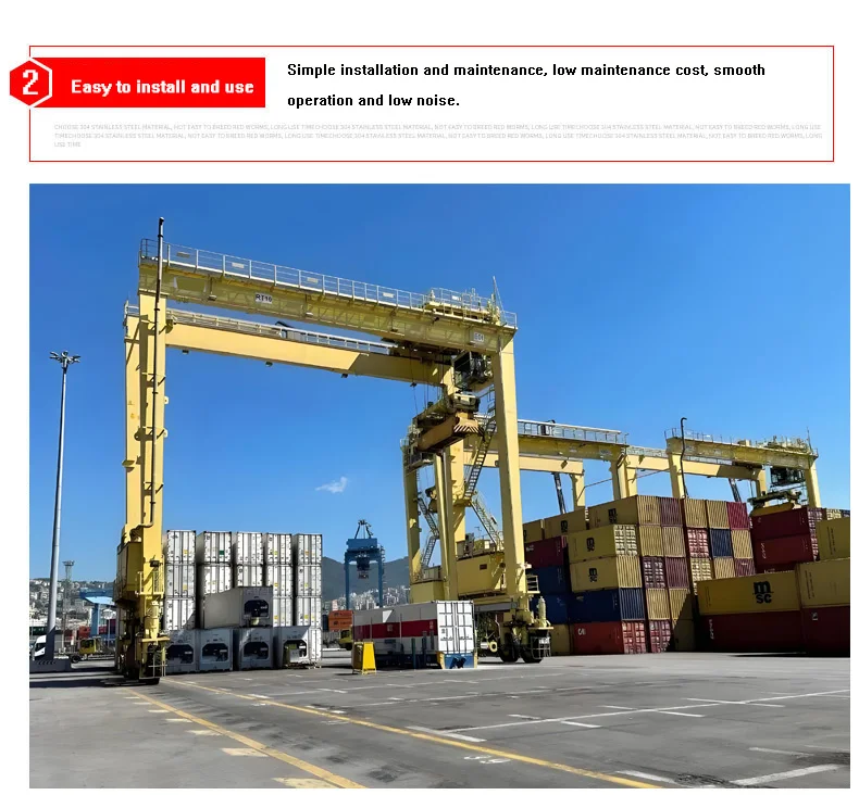 40t Gantry Crane Open Wench Gantry Crane Mg Double Girder Rail Mounted ...