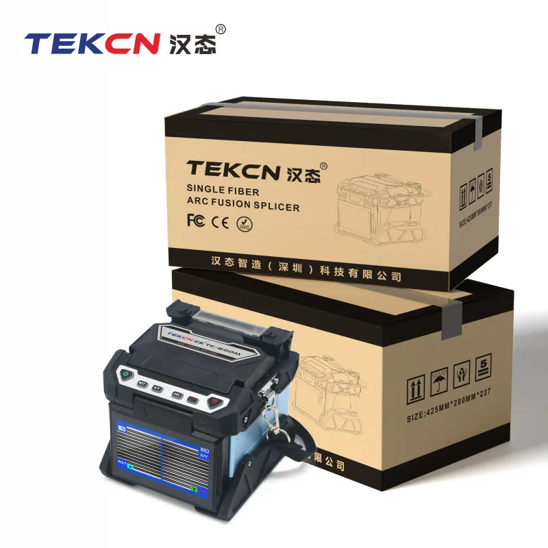 Low Price Fiber Optic Splicing Machine Tekcn Tc-400 4 Motors Fusion ...
