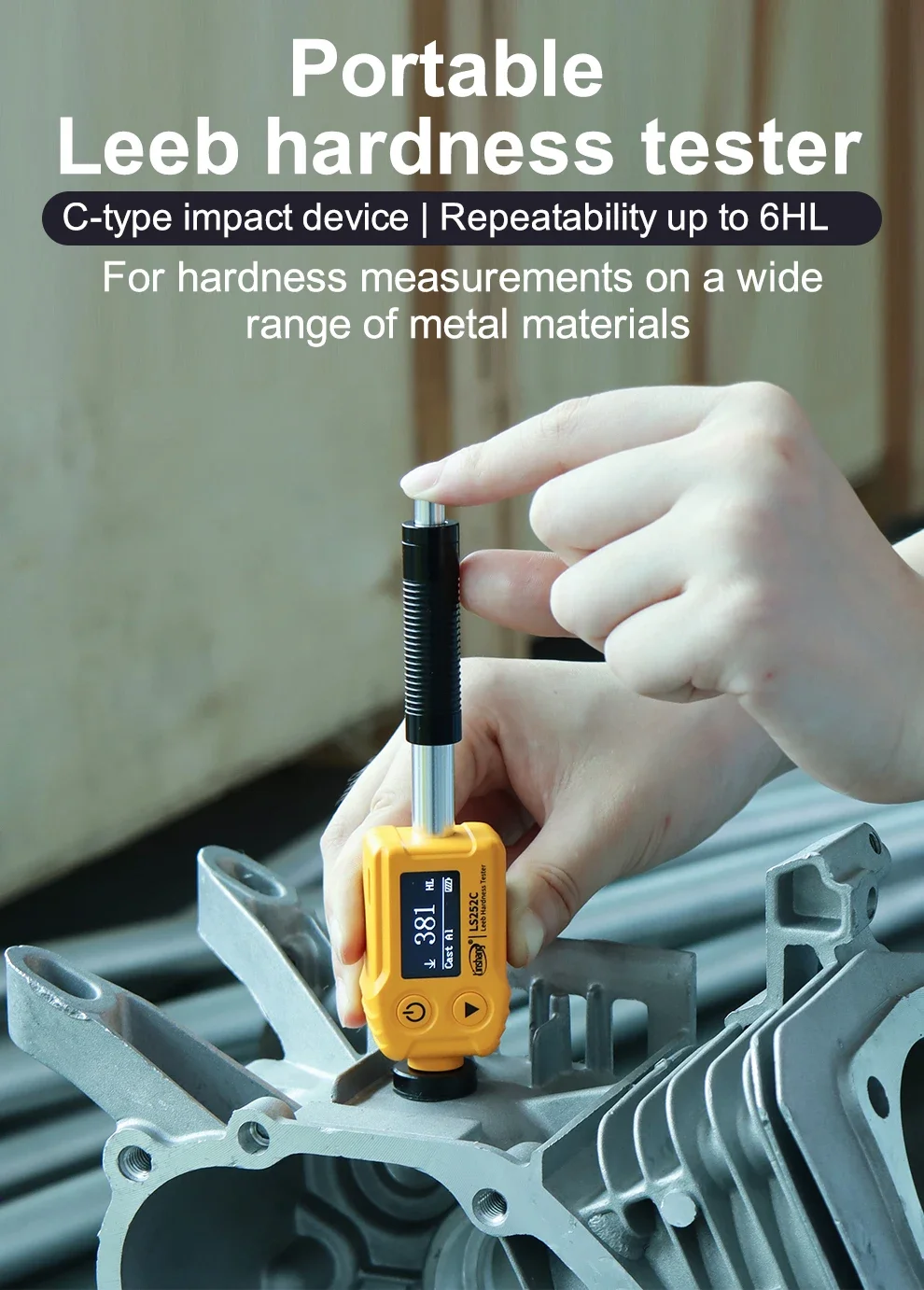 Ls252c Precise Leeb Hardness Tester Sclerometer Testing Machine - Buy ...