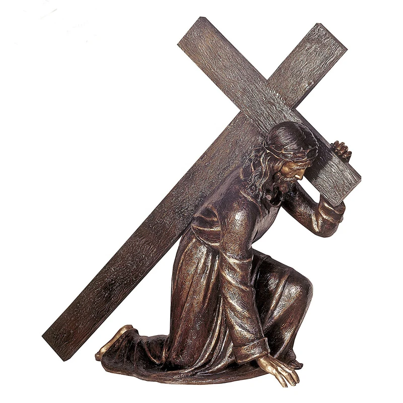Large Outdoor Jesus Statue Life-Size Bronze Religious Sculpture for ...