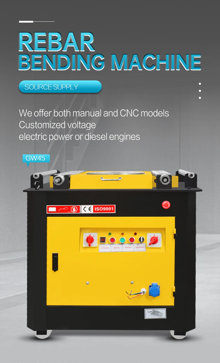 Portable Manual Electric Rebar Bending Handheld Steel Bar Bender ...