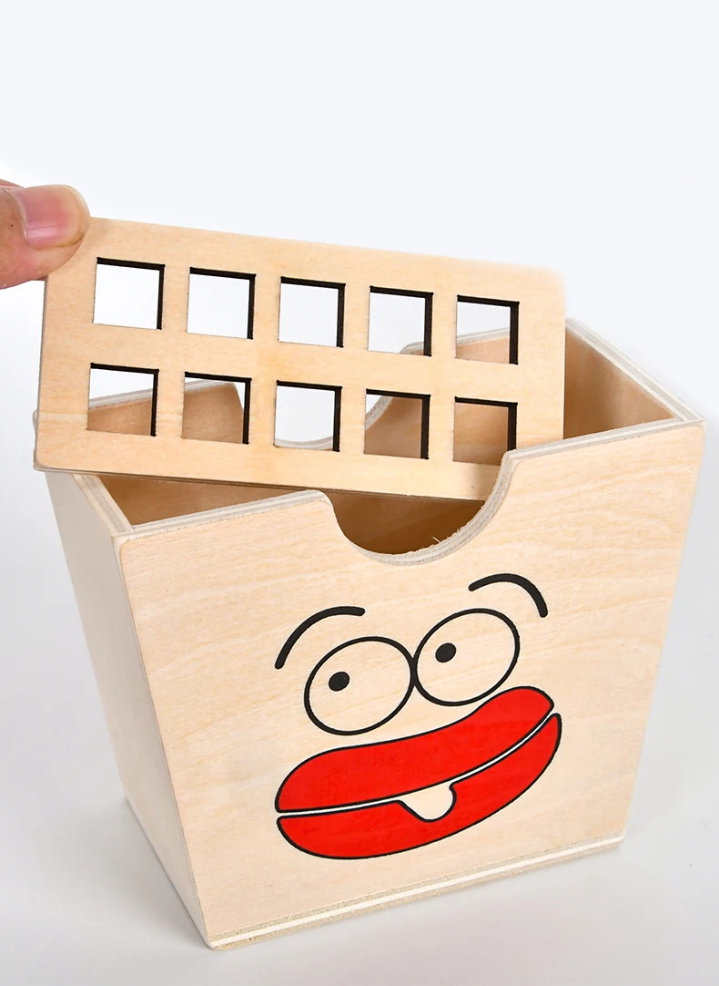 Montessori French Fries Wooden Color Sorting Game Fast Food French ...