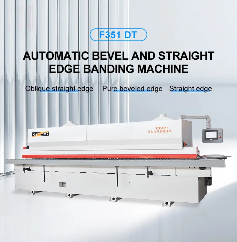 8 Functions Pvc Edge Banding Machine Automatic 45 Degree Edge Banding ...