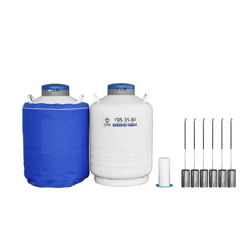 Liquid Nitrogen Dewar Gas Cylinder Cryogenic Tank for Cryo 30L 125mm ...
