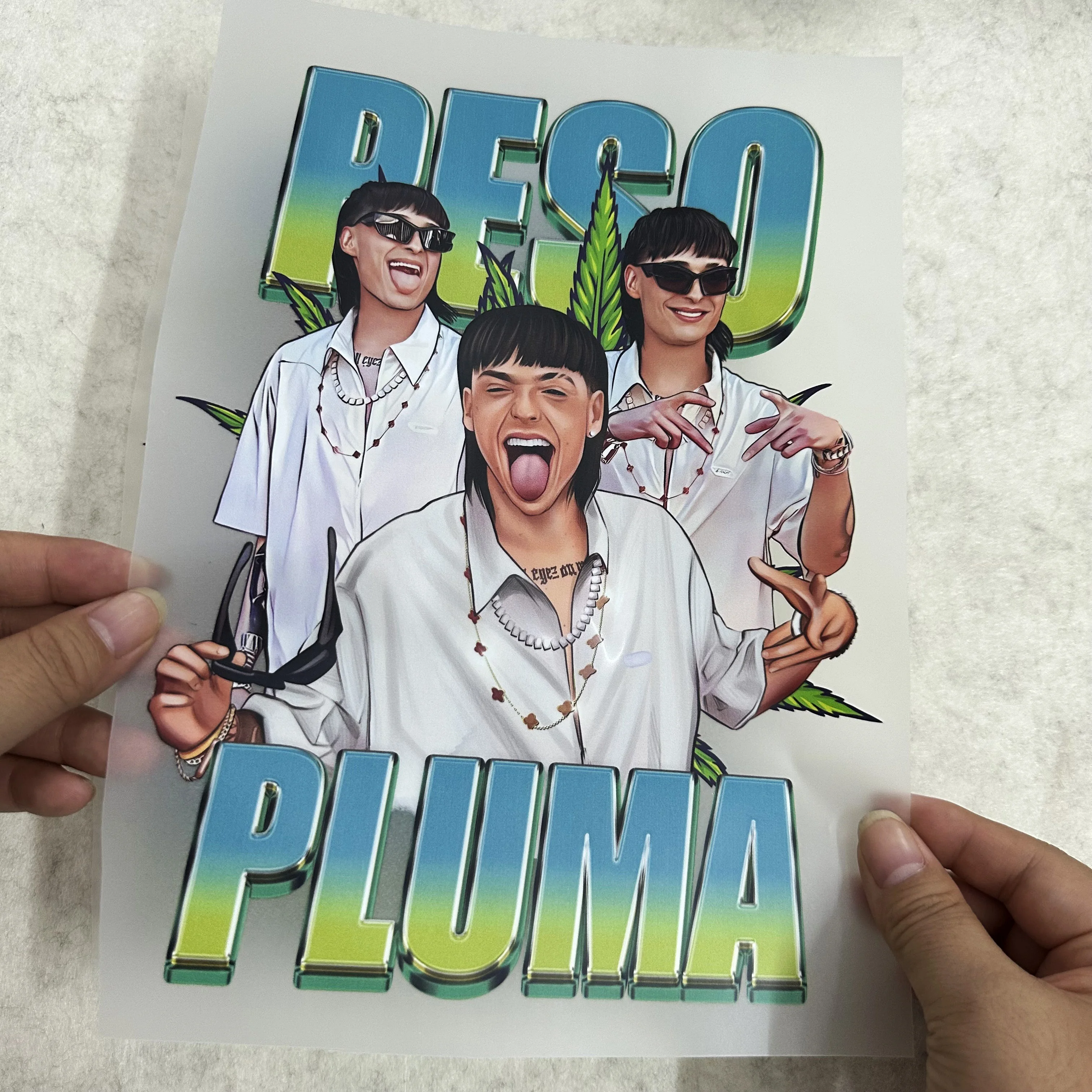 Wholesale Custom Rapper Transfer Screen Print Plastisol