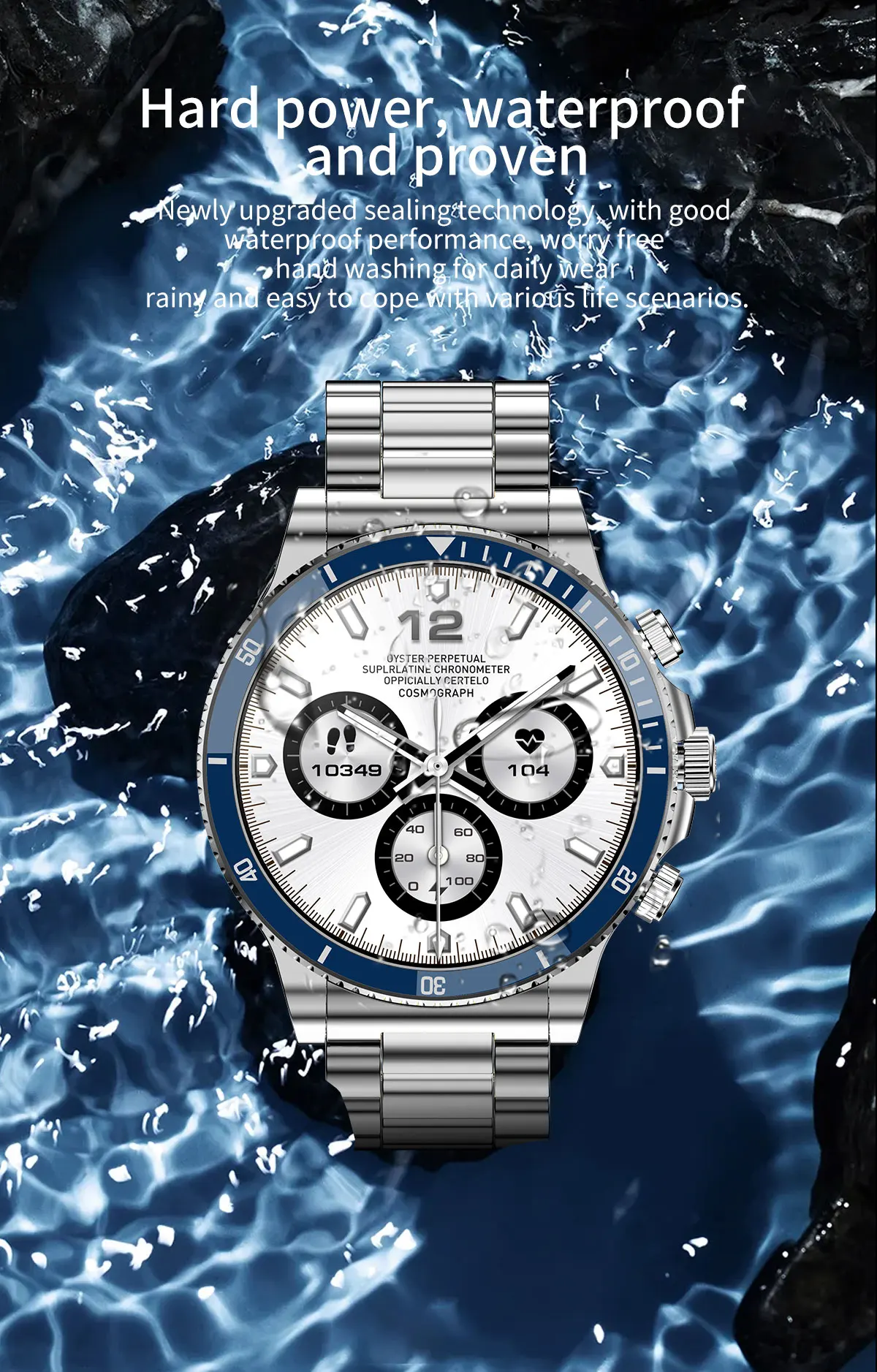 Gold Luxury L67pro Round Smart Watch Stainless Steel Gold Men Luxury ...
