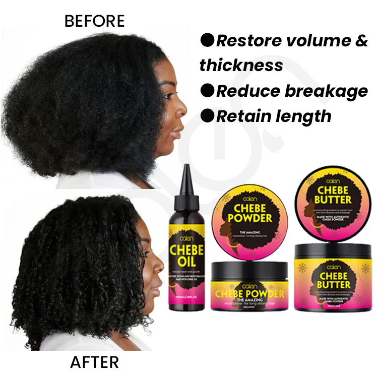 Oalen Private Label 100% Natural Ingredient Hair Care Chebe Powder Oil ...