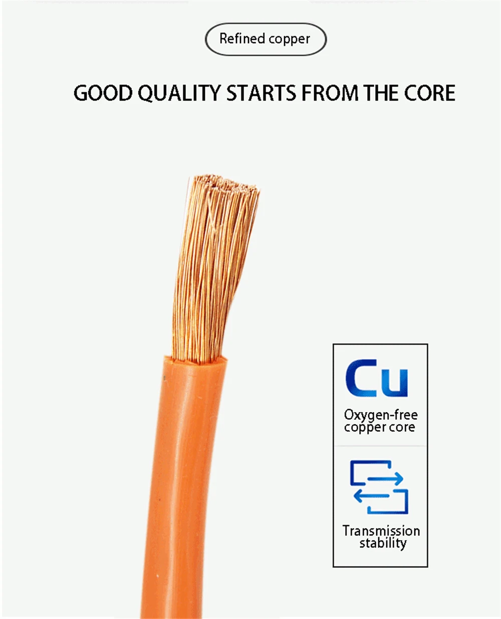 ISO 6722 XLPE EV Cable 35mm 50mm 70mm 95mm Orange High Voltage ...