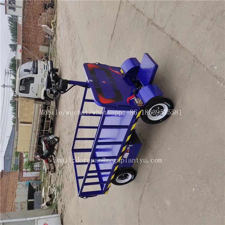 Electric Platform Hand Trolley 800kg Loading Capacity Electric ...