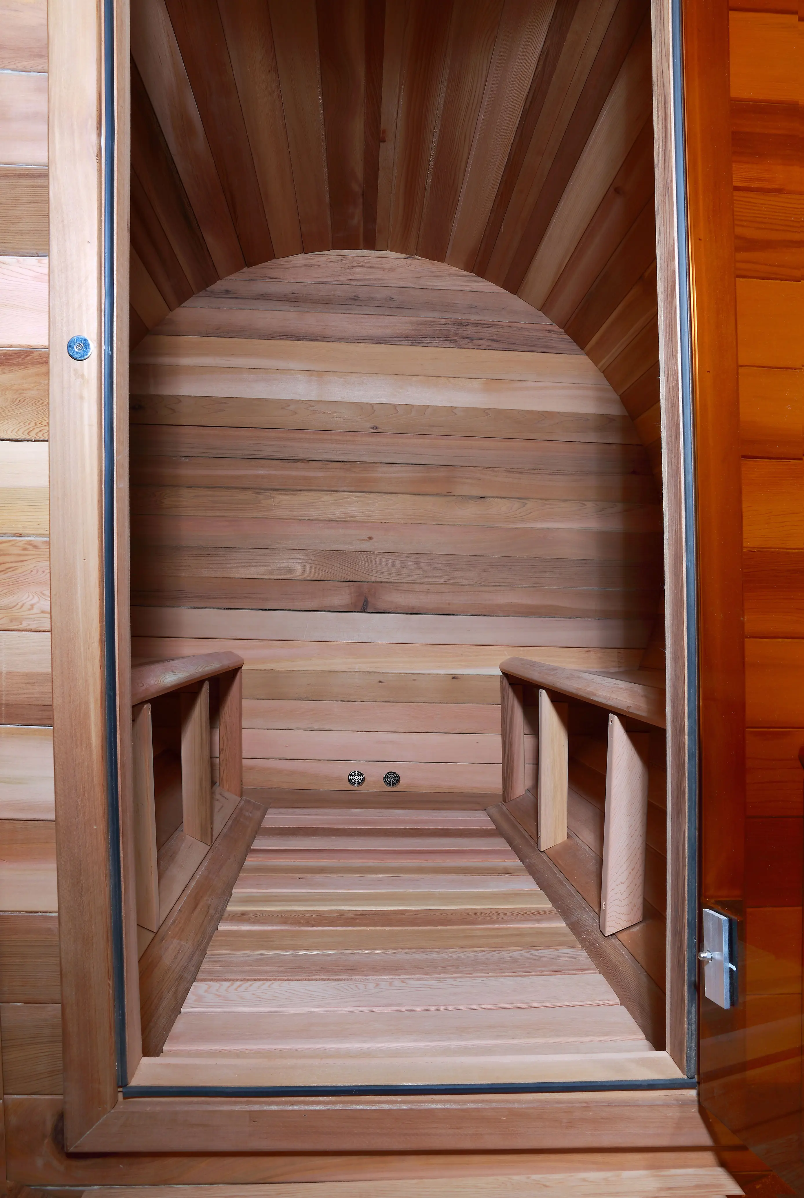 2000MM Diameter 6Persons Canadian Red Cedar Outdoor Barrel Steam ...