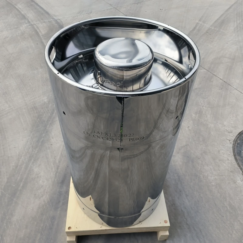Stainless Steel Electrolyte Storage Tanks Liquid Nitrogen Liquid Barrel ...