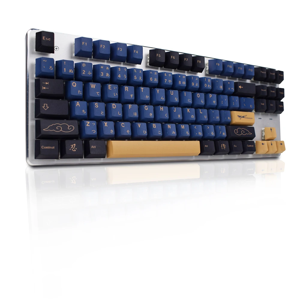 Blue Samurai Keycaps - Custom Japanese Keyboard Set