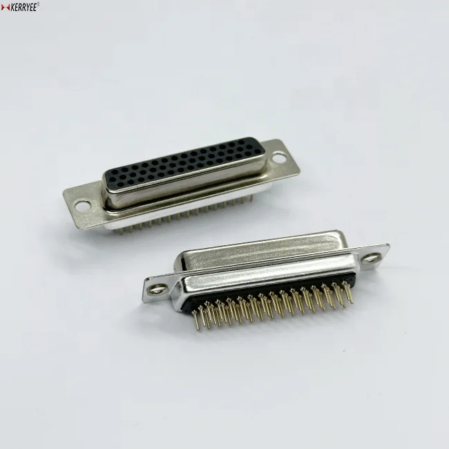 DB44 PCB Solder D-Sub Female Straight Pin Connector