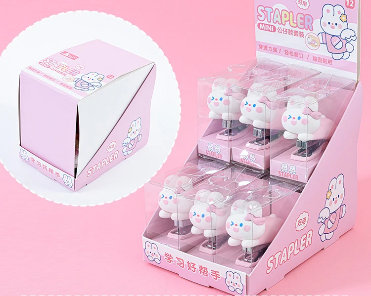 Latest Promotion Price Cartoon Rabbit Stapler Creative Cute Shape Mini ...
