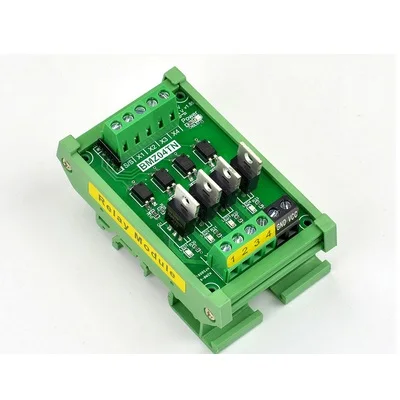 4 Channel Single Chip Microcomputer Plc Signal Amplifier Board Input And Output Npn Pnp ...