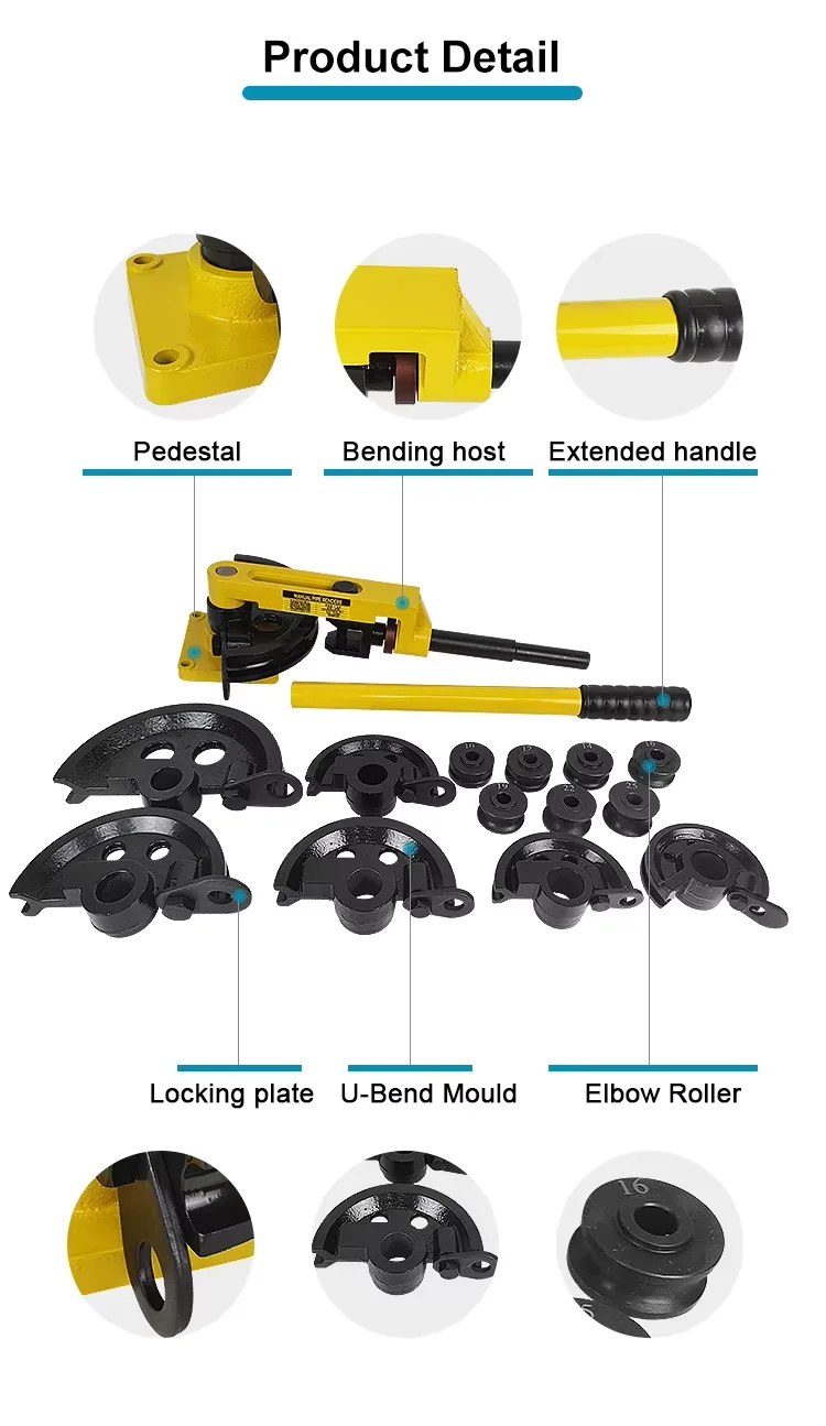SWG-25 Hand Pipe Bending Tools Made of Steel Manual Pipe Bender