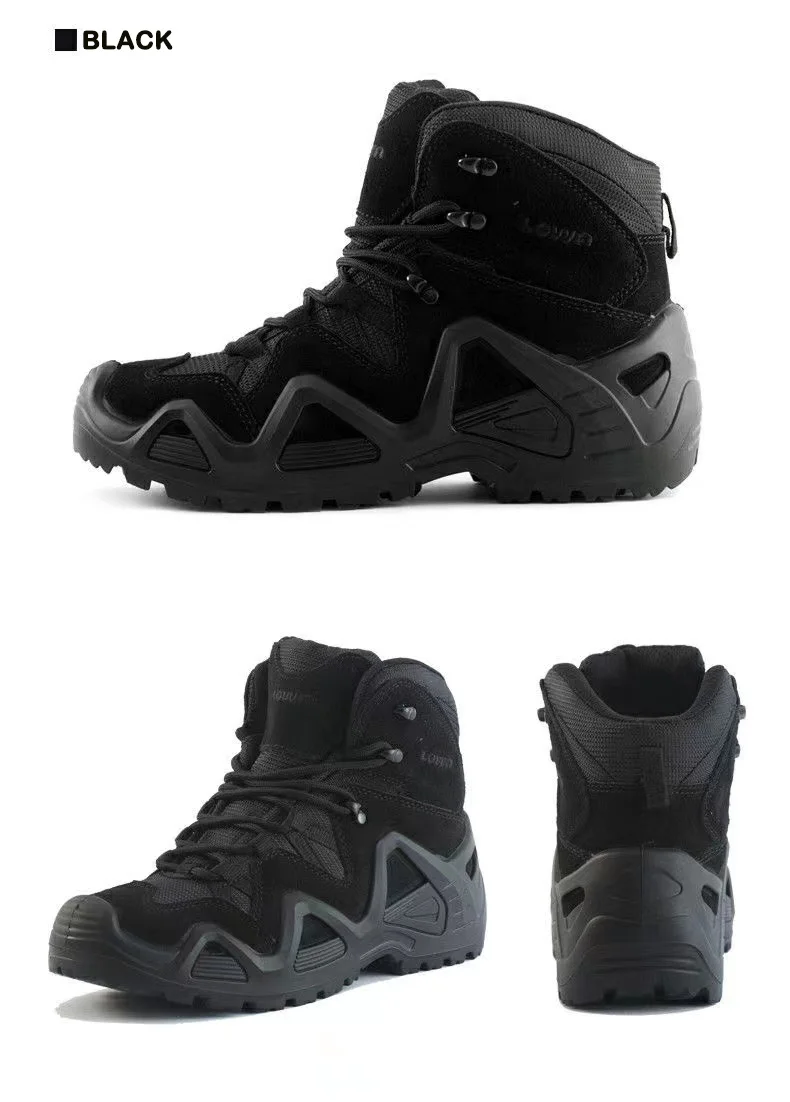 Lova Men's Combat Tactical Boots Waterproof Trekking Outdoor Leather ...
