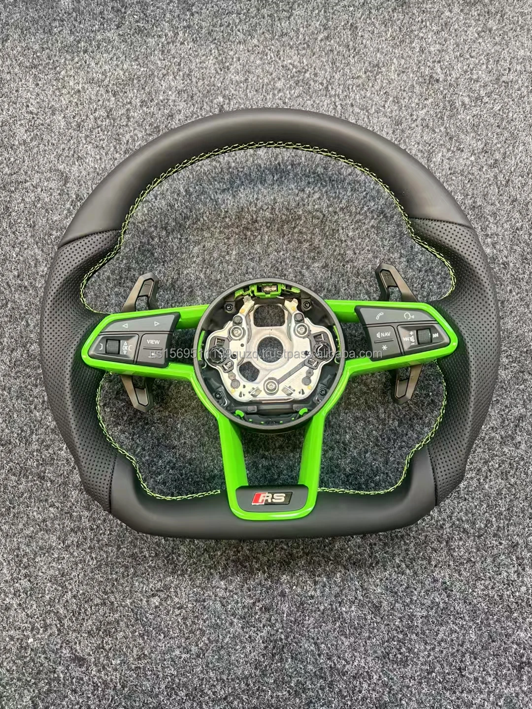 FR Audi Rs4 Rs6 Rs7 Sq5 B8 C7 Accessories Carbon Fiber Steering Wheel ...