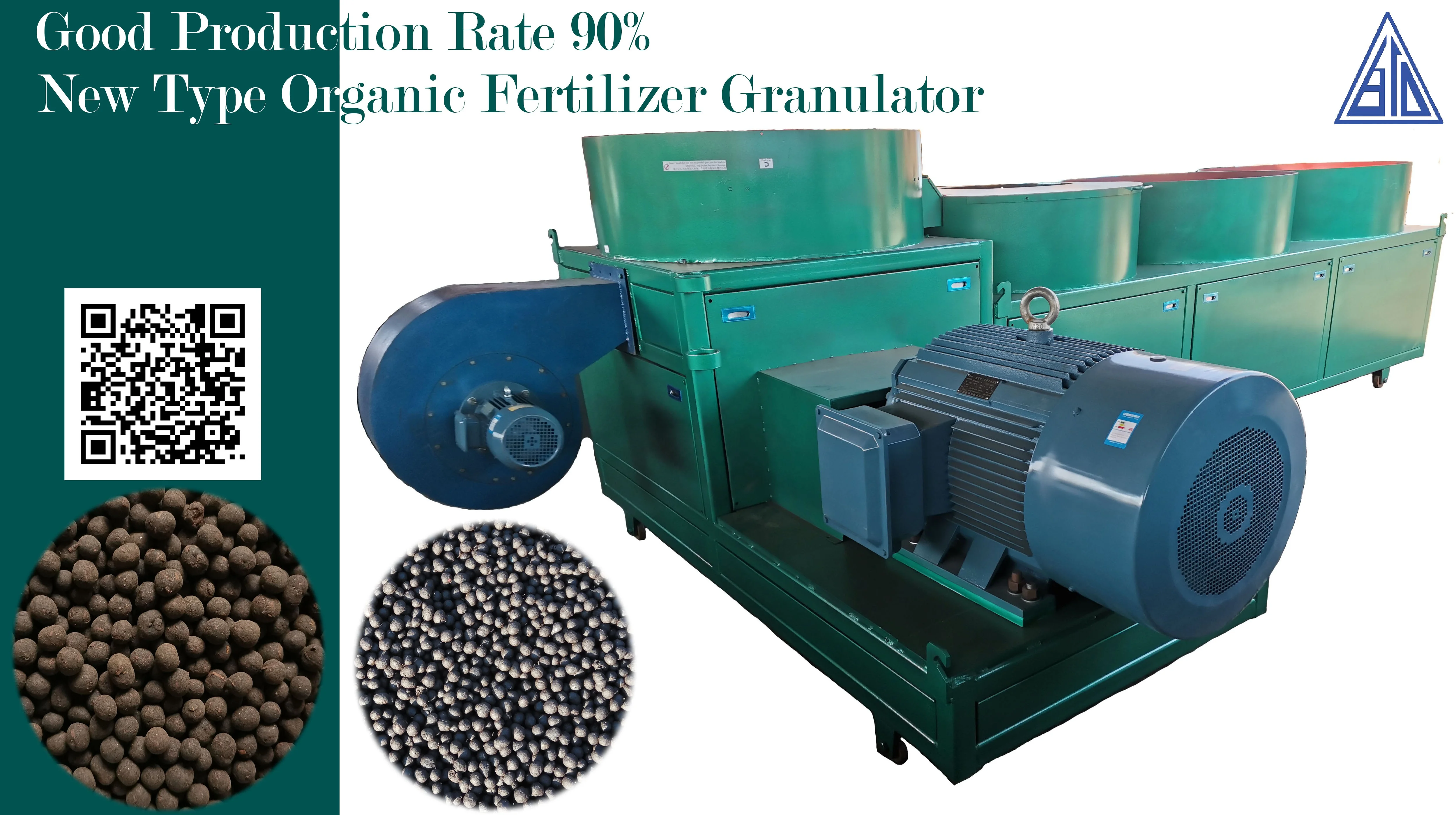 Uniform Ball Shape Compost Sludges Organic Fertilizer Machine