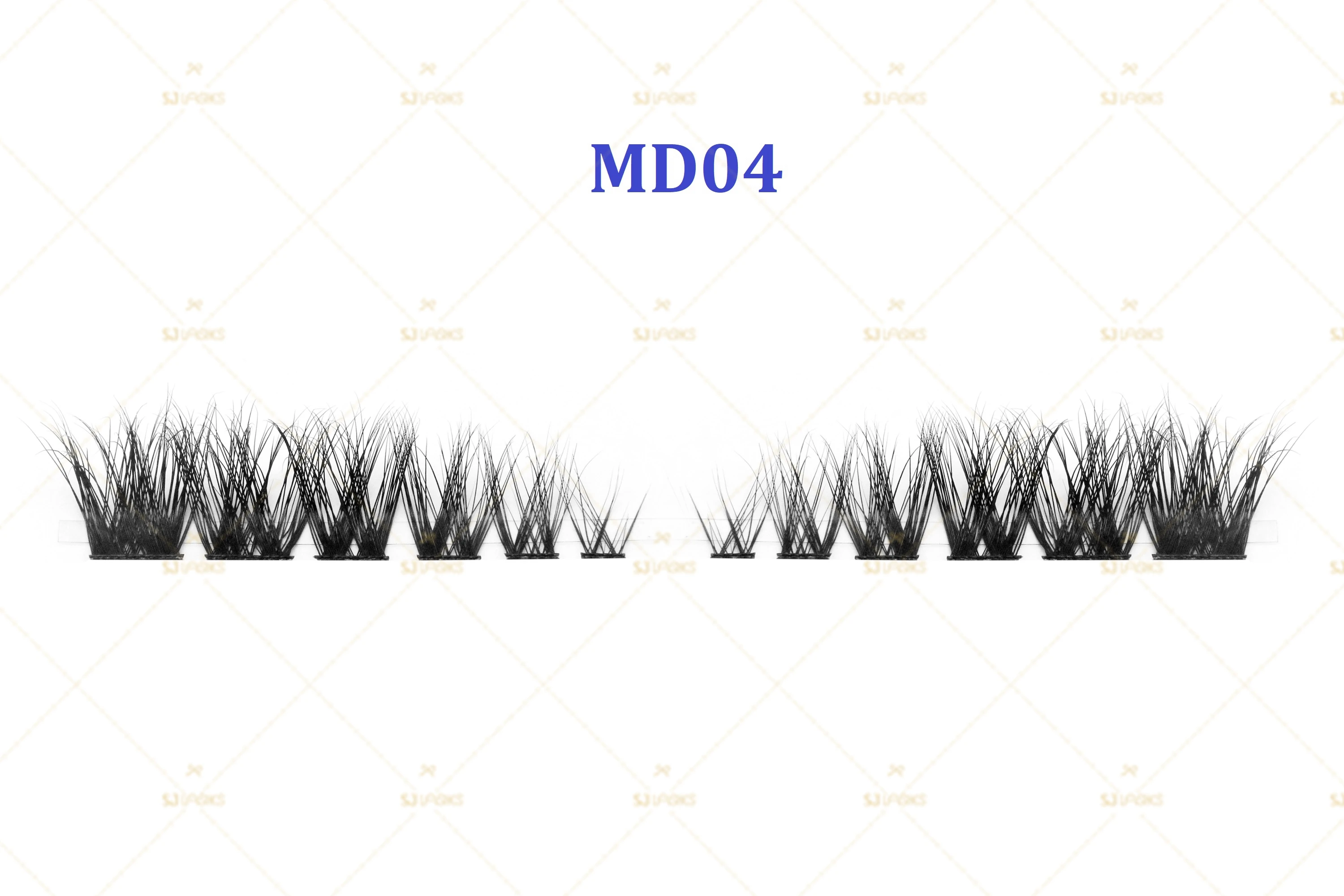 Pre Mapped Lashes Wide Faux Mink Lash Extensions Cluster Segment Fake ...