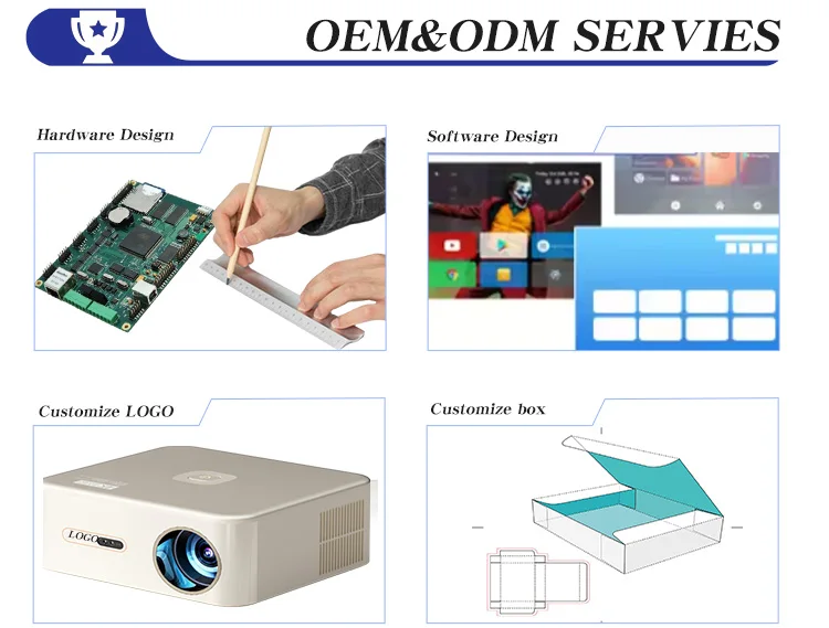 Qumpot Laser 4K Projector - 3500 Lumens Home Theater Beamer