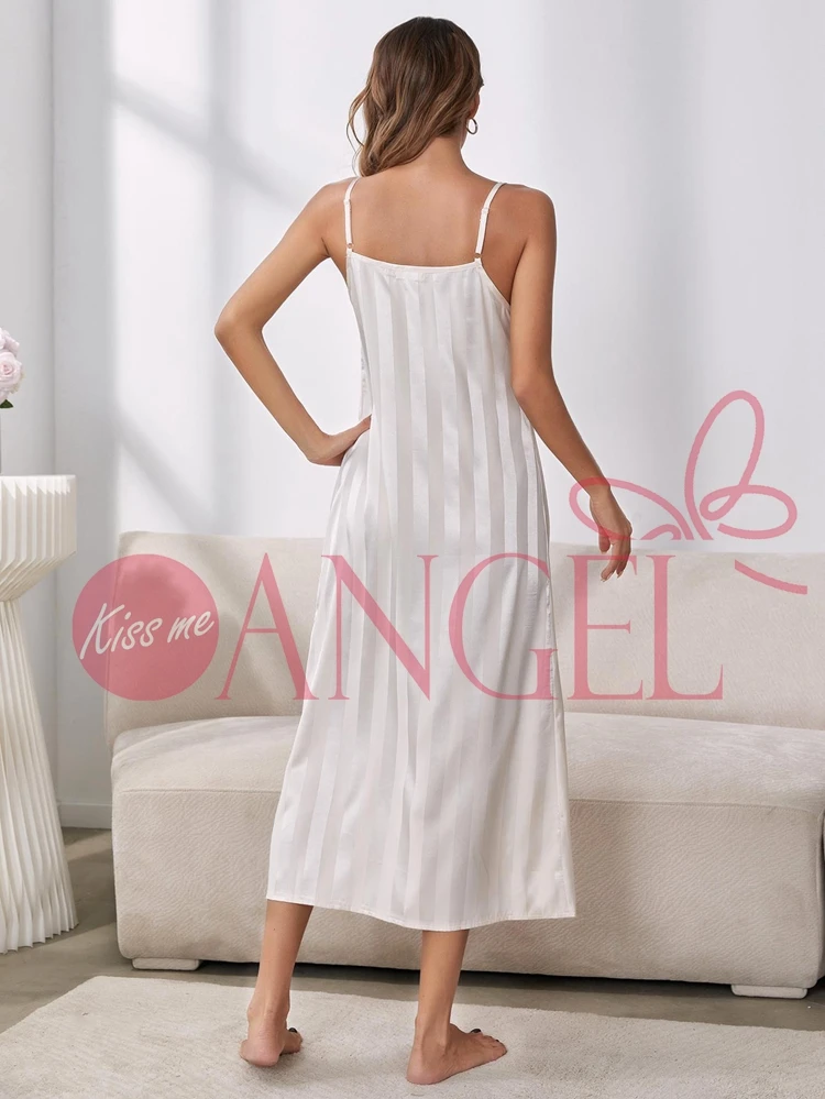 Kiss Me Angel Home Clothes Set Pajamas Long Nightgown Nightdress ...