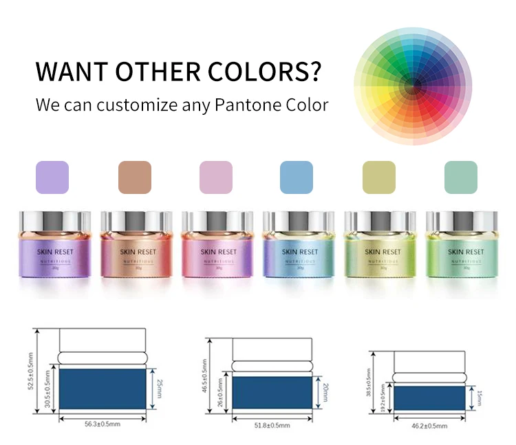 Luxury Skincare Body Cream Container Packaging - 20ml, 30ml, 50ml