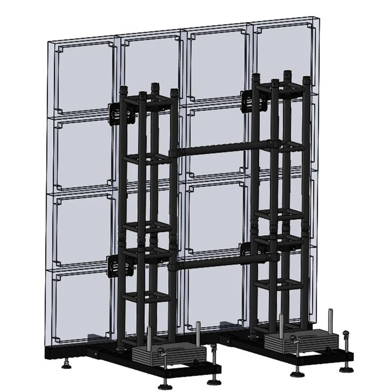 Modular Support for LED Screens - Secure and Versatile