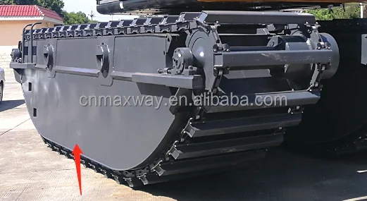 MAX250PU Floating Amphibious Pontoon Track for 23-26 Ton Excavators