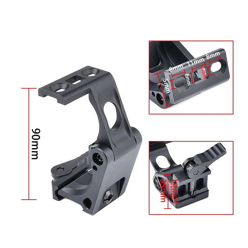 Aluminium Tactical Scope Magnifier Qd Mount For G33 G43 G45 V3xm V6xm ...