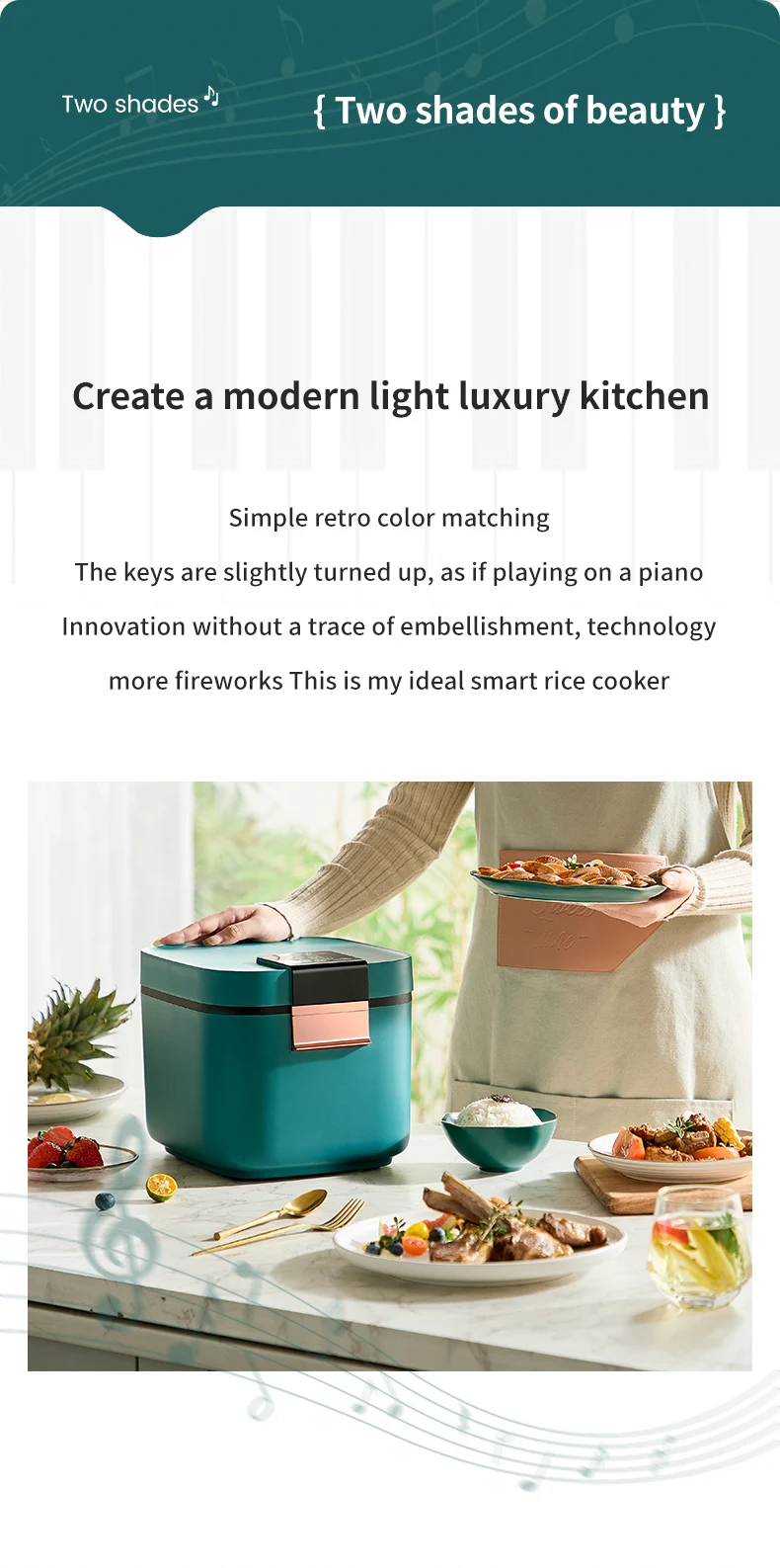 2023 New Design multifunction rice cooker 3l professionnel home touch ...