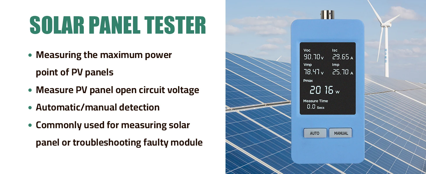 1800W Photovoltaic Panel Multimeter EY1800W-Pro 120V Solar Panel MPPT ...