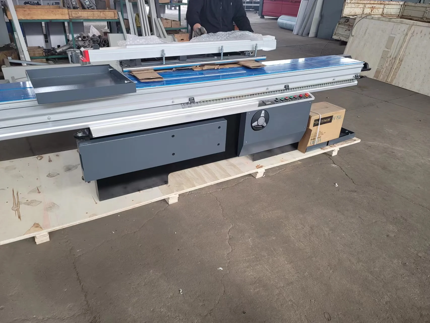 JX Automatic Sliding Table Panel Saw Wood Cutting Machine Woodworking ...