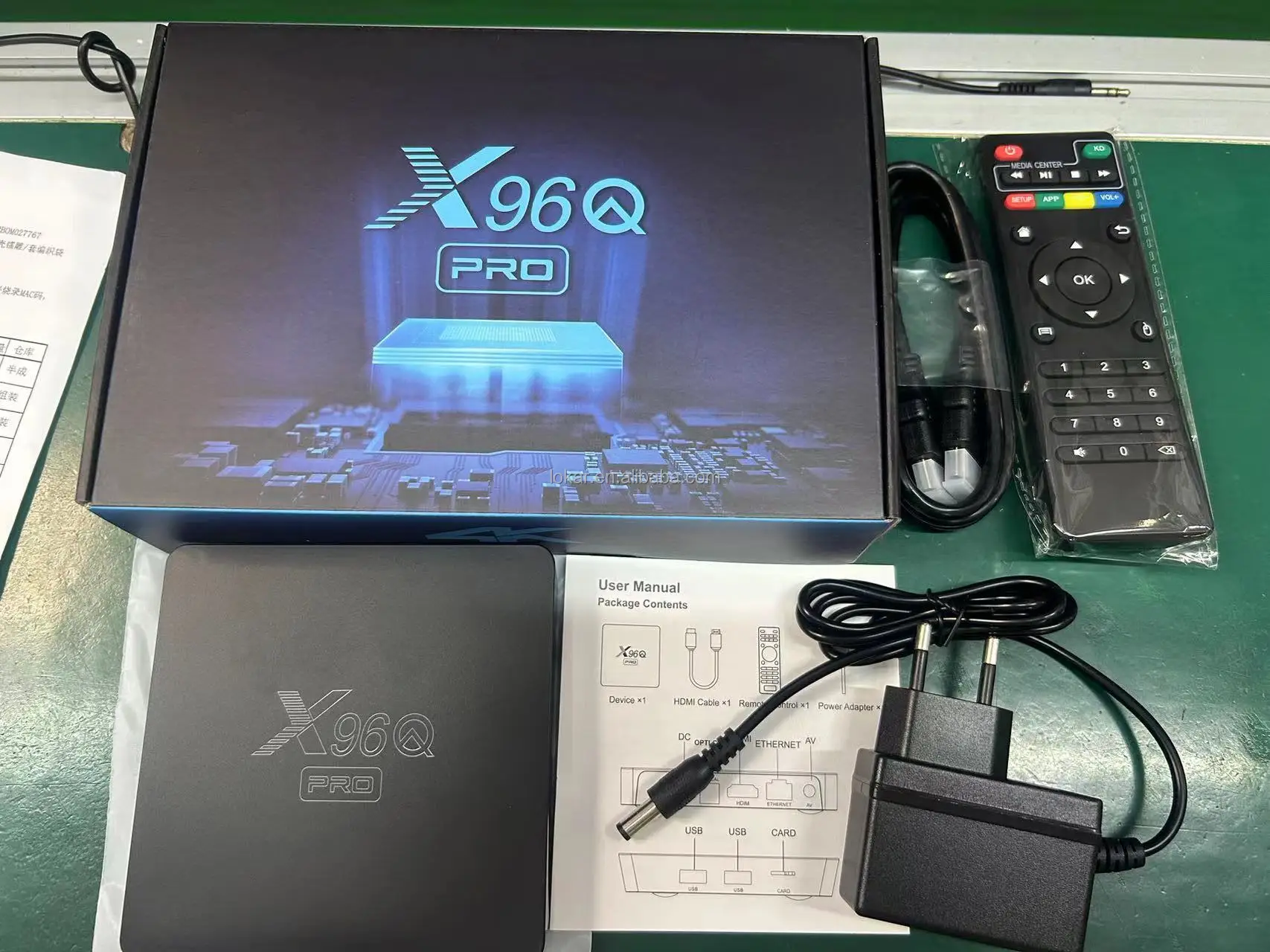 Best Value X96q Pro 5g Android Ott Tv Box 2/16gb Quad-core 64bit Set ...