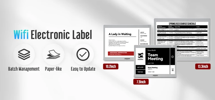 Wholesale Smart Label Wifi Based Digital Door Signage