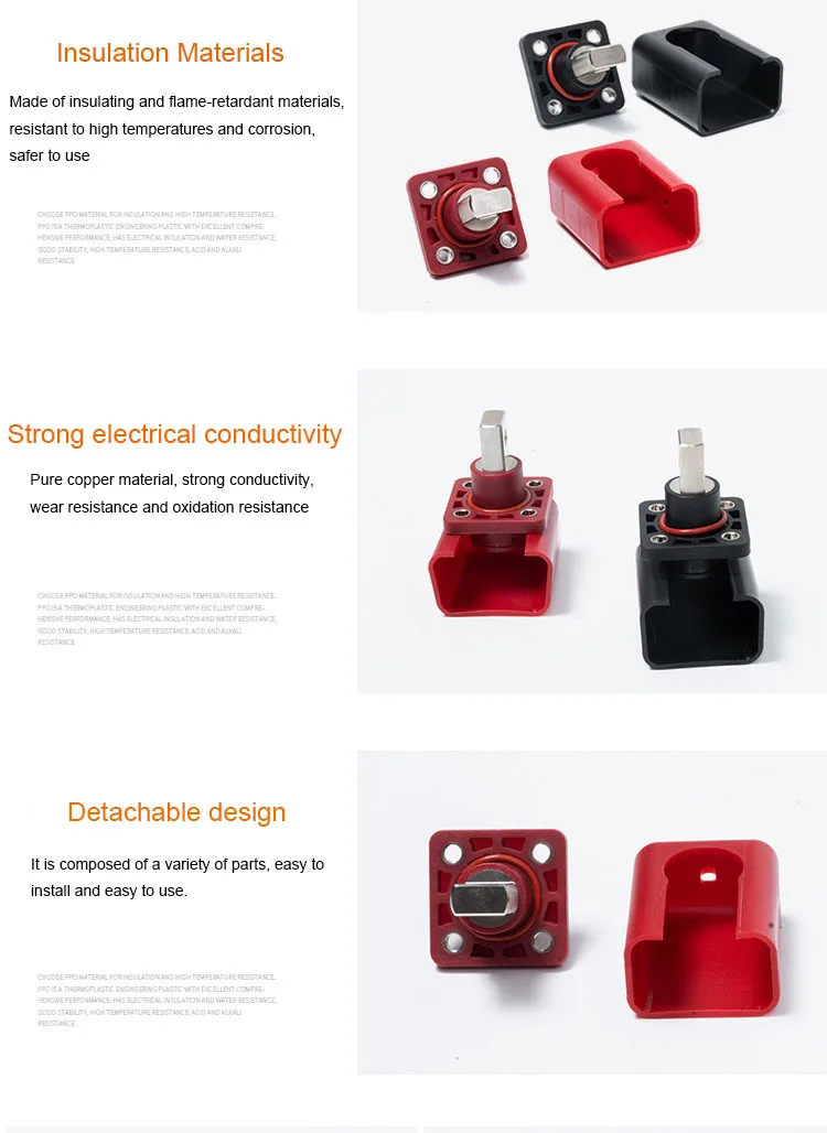200a Brass/h62 Energy Storage Terminal Fast High Voltage Waterproof ...