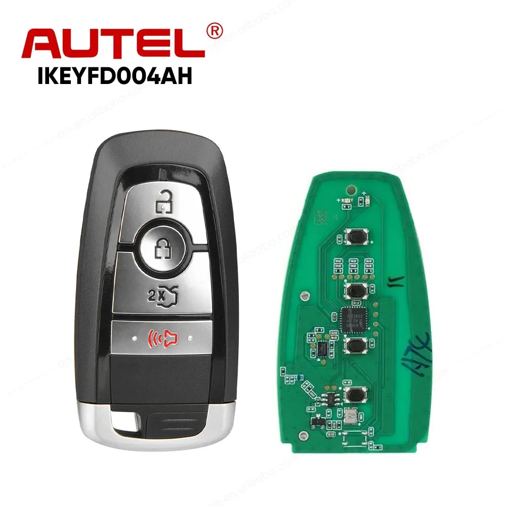 Autel Ikeyfd004ah Ikey 4 Buttons Smart Key For Ford Used With Altra Car ...