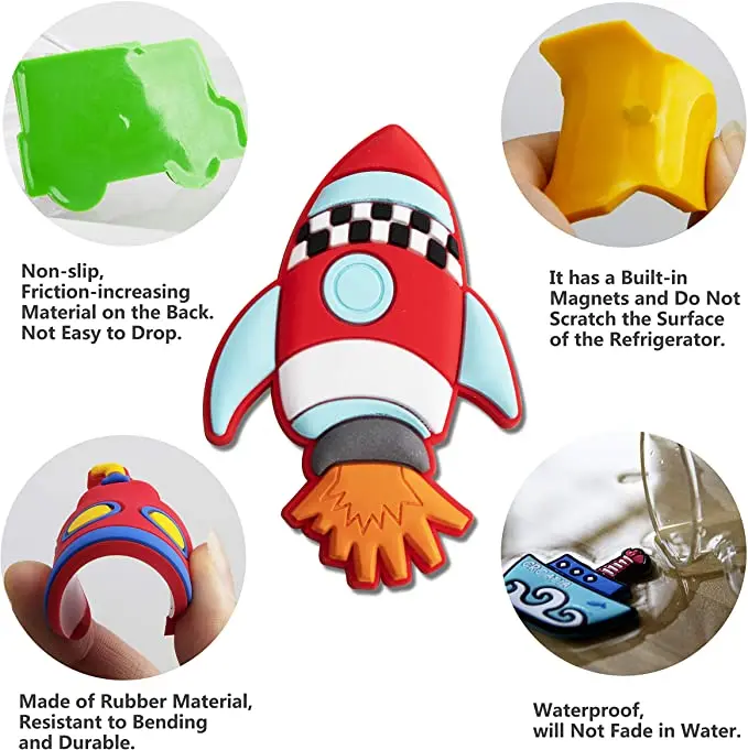 Color Flower Rubber Soft Pvc Custom Fridge Magnet Souvenir - Buy Fridge ...