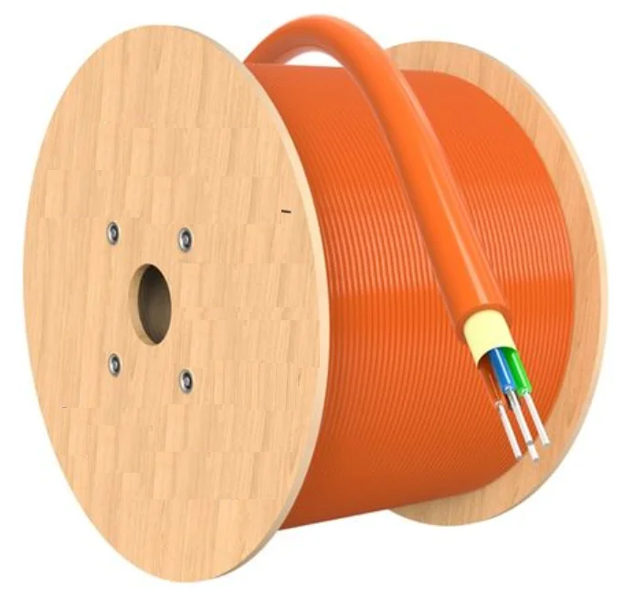 Fo Single Mode Tight Buffered Gjfjv Cable Multimode Fiber Optics Cables ...