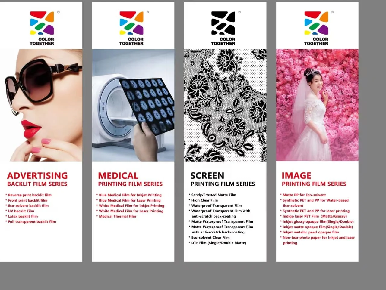Colortogether Eco-sol Pp Film Banner Matt High Density Greyback Block ...