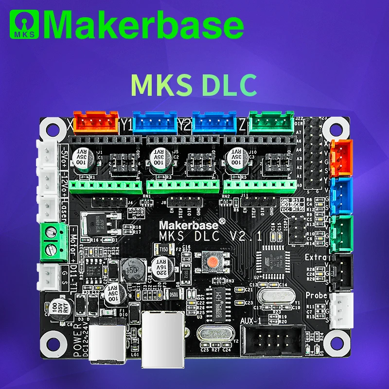 MKS DLC Motherboard for 3D Printers & CNC Laser Engraving Machines ...