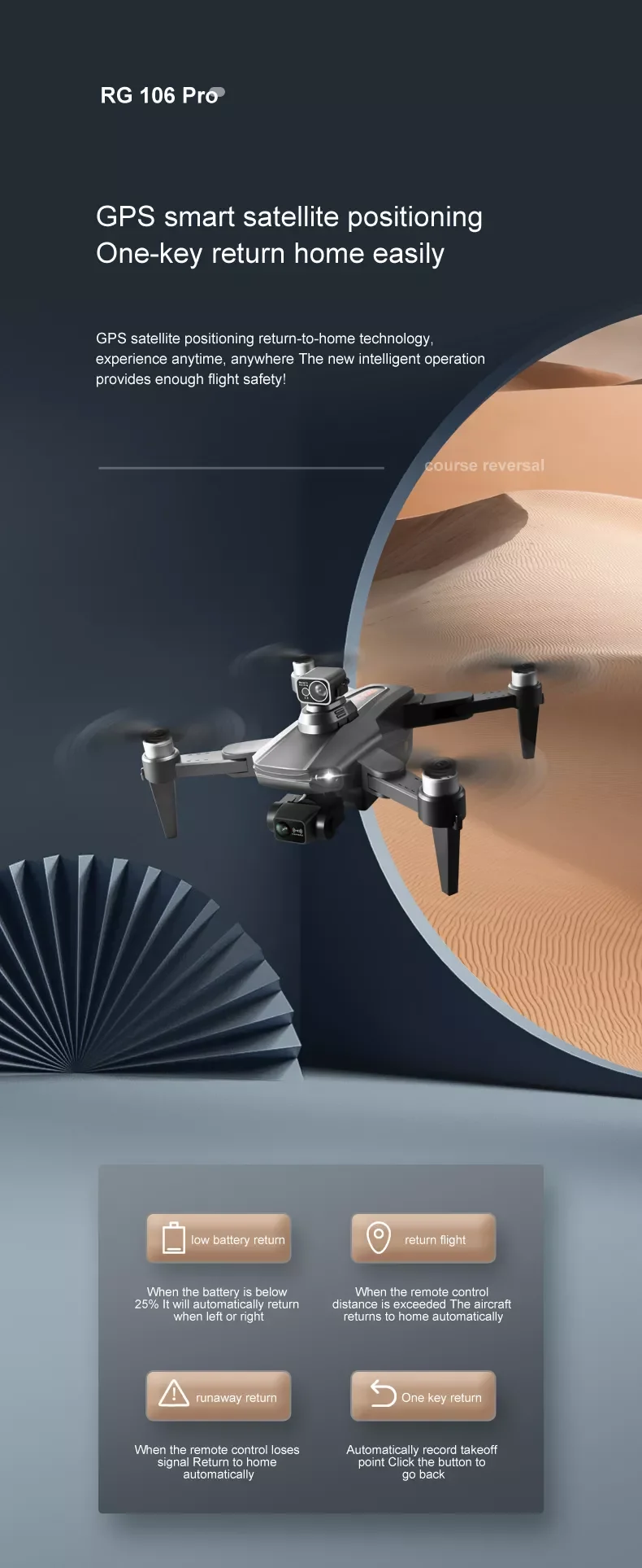 Professional 8k Camera Laser Obstacle Avoidance Rg106 Pro Rc Long Range ...