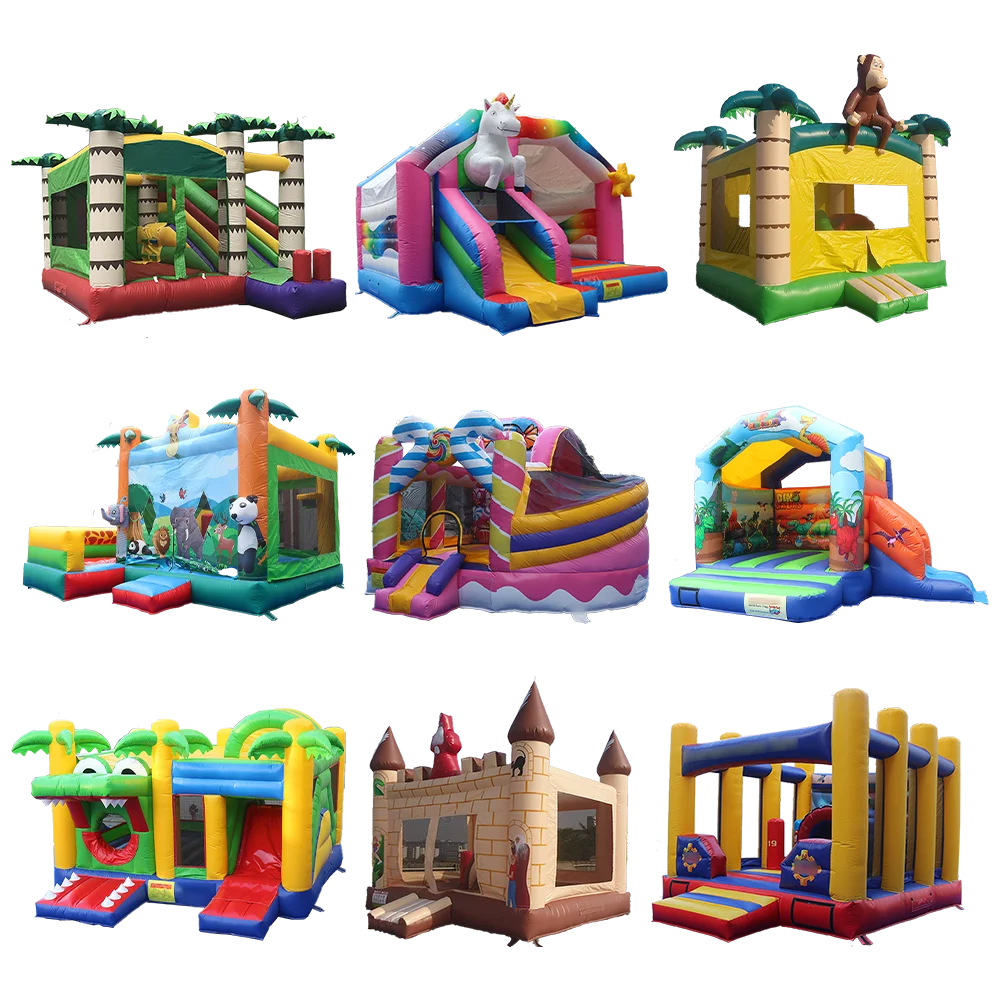 PVC Castle Inflatable Castle Party Inflatable Bouncer Jumper Combo ...
