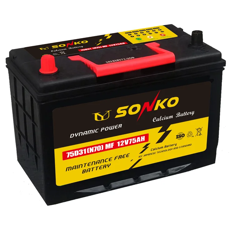SONKO 95D31R-MF Car Battery - 12V80AH JIS Standard