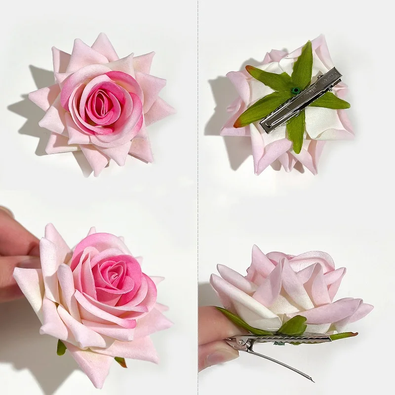 MIO Imitation Rose Hair Pins - Elegant Spring New Arrival