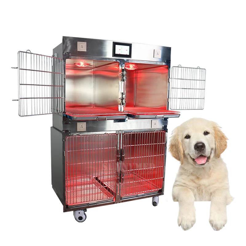 Sy-w020 Vet Stainless Steel Cat Dog Pet Animal Cages Veterinary ...