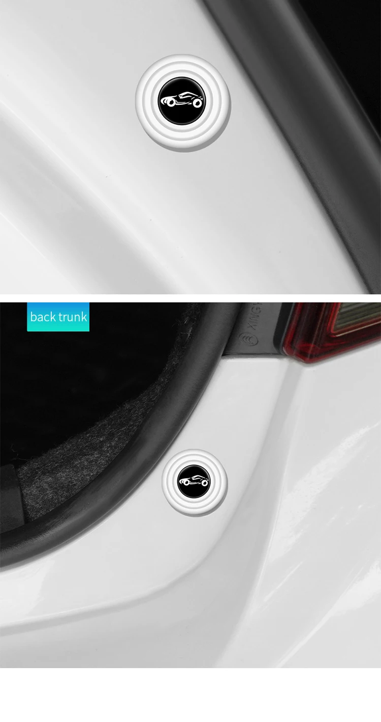 Shock Absorber Silicone Protection Sticker Universal Pad Car Door Shock ...