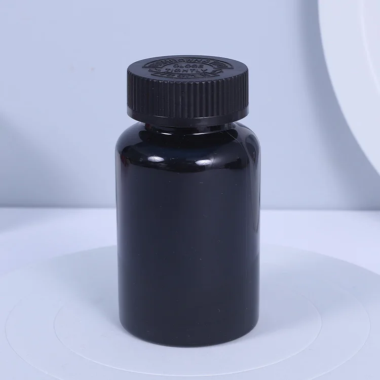 Custom Cheap Pet Capsule Container 120cc 120ml 4oz Clear Empty Supplement Vitamin Capsule Pill ...